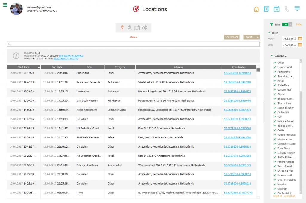 Routes and Places: Obtaining Enhanced Location Data from Google ...