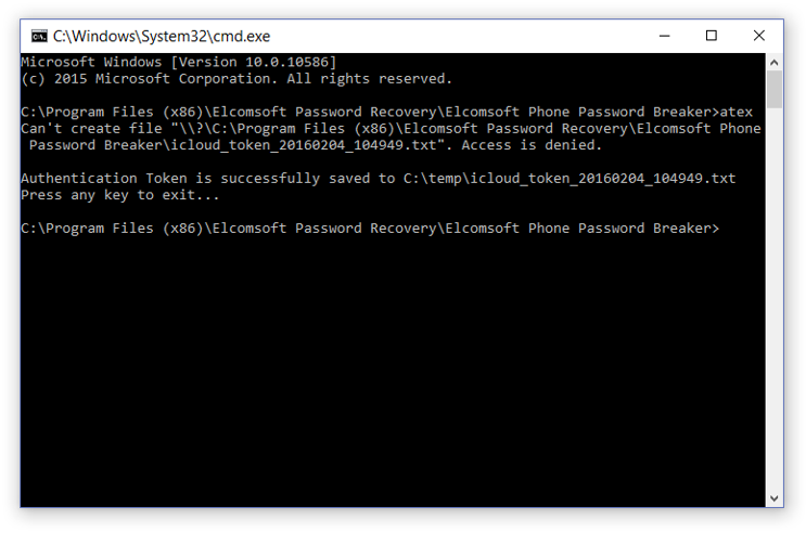 Extracting and Using iCloud Authentication Tokens | ElcomSoft blog