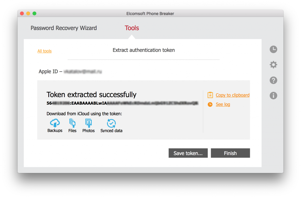 Extracting and Using iCloud Authentication Tokens | ElcomSoft blog