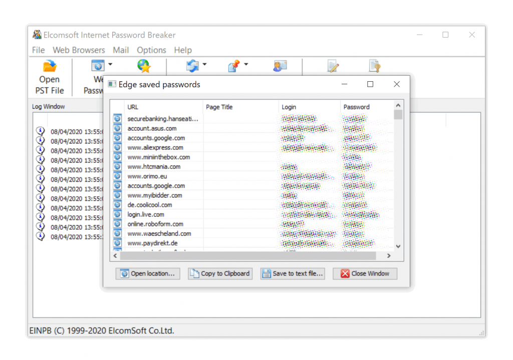 Extracting Passwords from Microsoft Edge Chromium | ElcomSoft blog