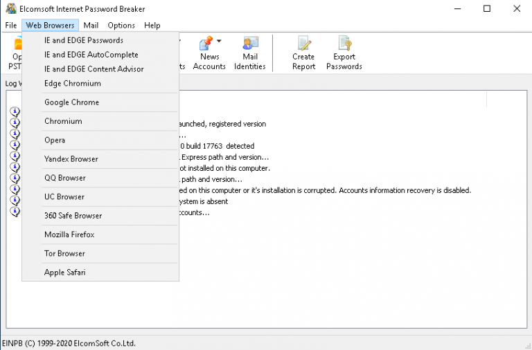 Extracting Passwords From Qihoo 360 Safe Browser And Tor Browser Elcomsoft Blog
