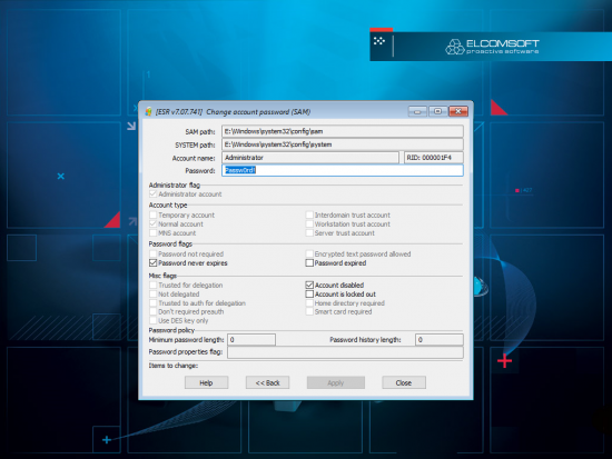 Elcomsoft System Recovery: a Swiss Army Knife of Desktop Forensics ...