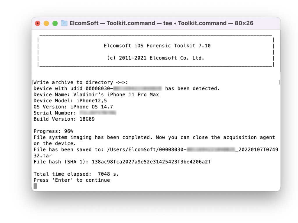 Agent-based full file system and keychain extraction: now up to iOS 14. ...