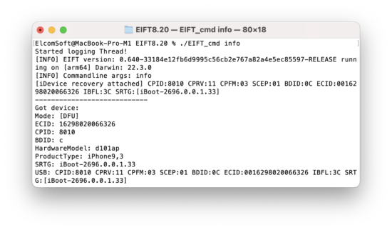 Obtaining Serial Number, MAC, MEID and IMEI of a locked iPhone ...