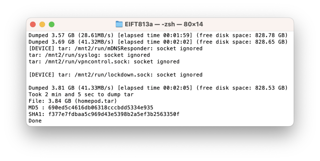 HomePod Forensics II: checkm8 and Data Extraction | ElcomSoft blog