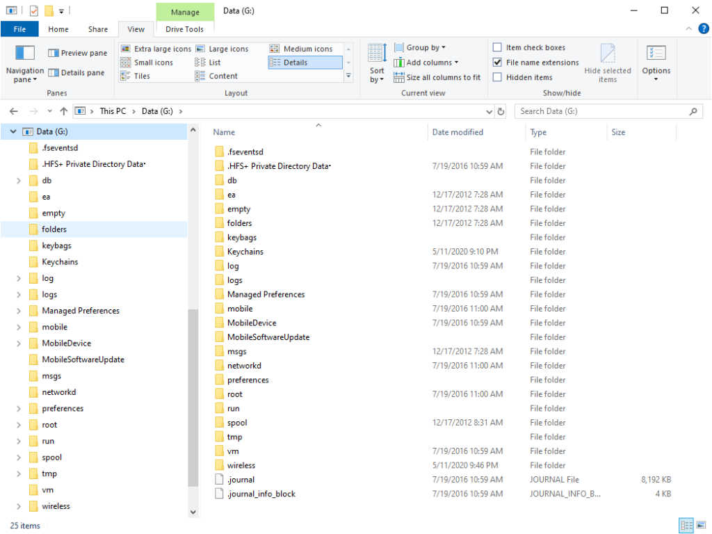 iOS Forensic Toolkit: Mounting HFS Images in Windows | ElcomSoft blog